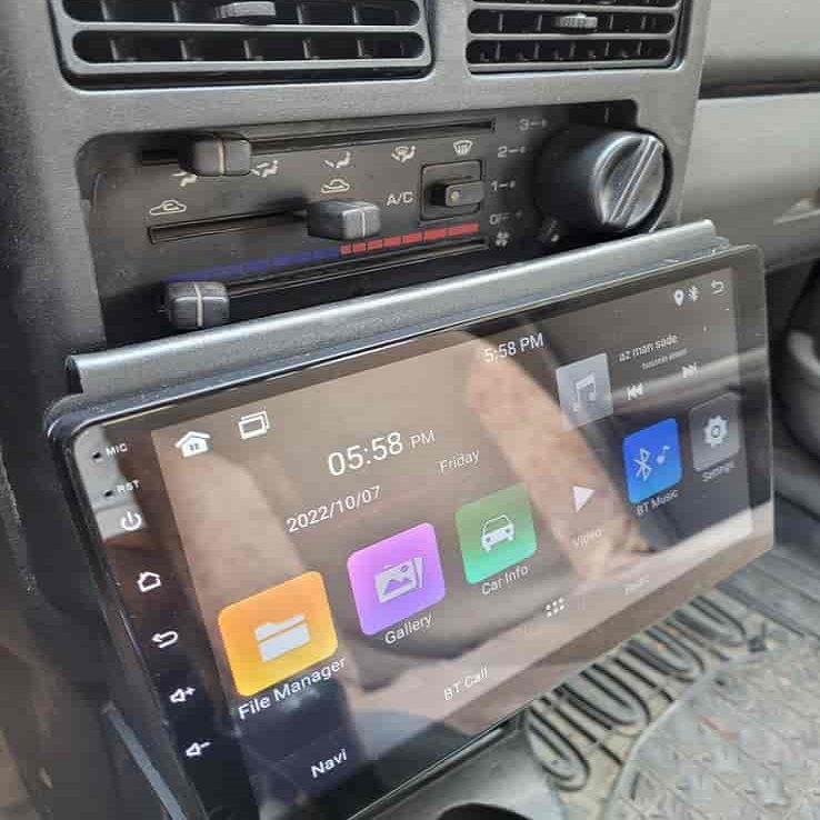 مانیتور ۱۱ اینچ پراید داشبورد قدیمی مدل T3L برند Mediatech همراه با سوکت و قاب فابریک - فروشگاه ...