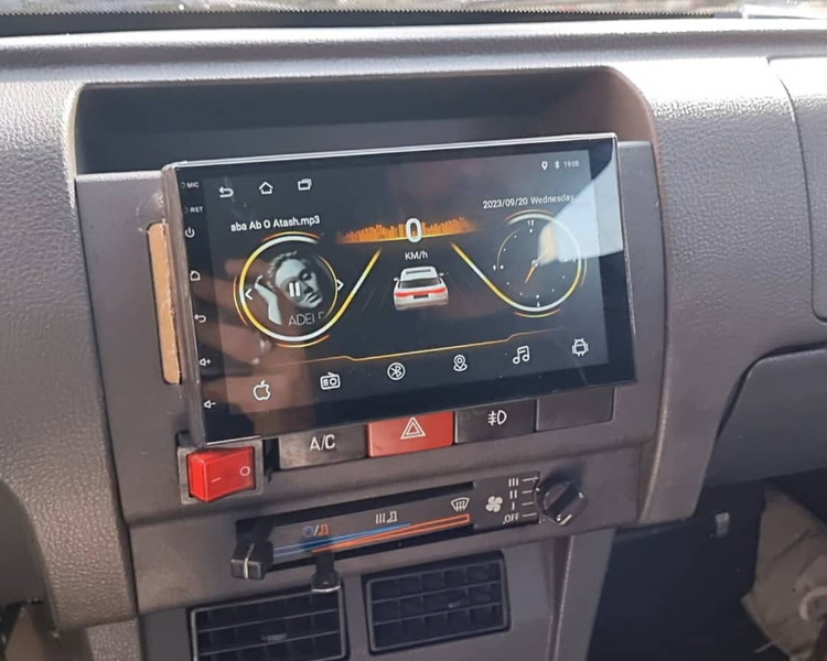 مانیتور ۷ اینچ وانت مزدا مدل T3L برند Mediatech همراه با سوکت و قاب فابریک - فروشگاه جهان اسپرتز